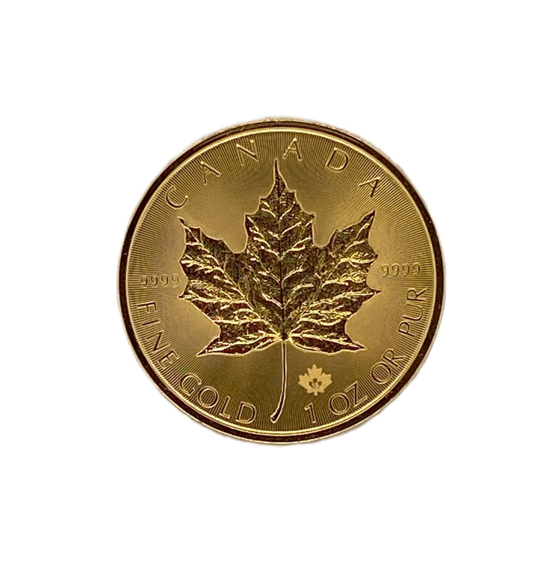 Canadian Maple Leaf 1 troy ounce gold (Year and Design May Vary ...
